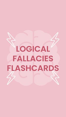Logical Fallacies Flashcards/Matching Game by The Tortured Teacher ...