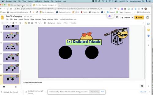 Math Moji Area of Triangles 2-Game Bundle-Google Slides & Printable ...