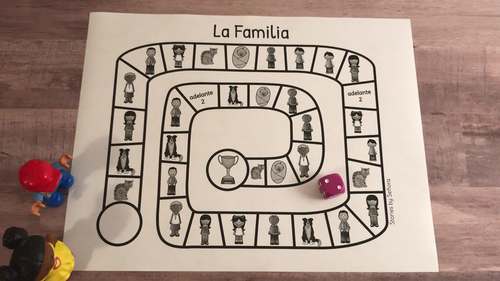 Spanish Board Game--Family / La Familia by Stories by Senora | TPT