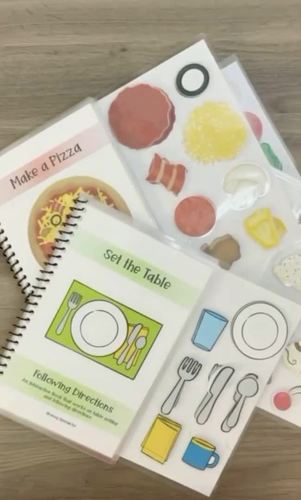 Food Adapted Books Following Directions (Left / Right and More) | TPT