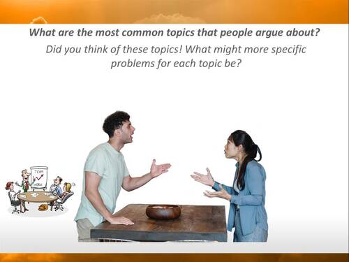Resolving Arguments Conversational Esl Lesson For B2 Level Learners
