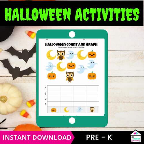 Halloween Activity Pack for Preschoolers and Kindergarteners | TPT