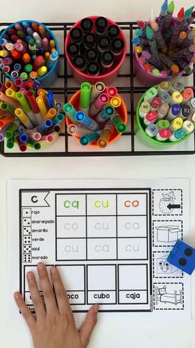 Silabas Hojas de Trabajo No Prep Syllables Activities in Spanish