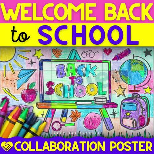 Back to School Collaborative Poster Activity | First Week Class ...