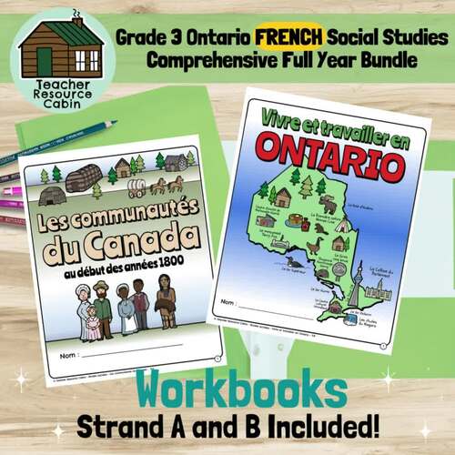 Grade 3 Ontario FRENCH Social Studies Mega Bundle (FULL YEAR) | TPT