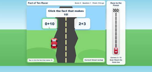 Racing to 5,10, and 20! by Stef's Teaching Store | TPT