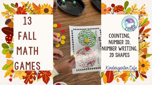 Fall Differentiated Math Activities Bundle! by Kindergarten Cafe