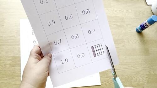Tenths - Fraction, Decimal and Diagram Matching Card Game by Mace Made