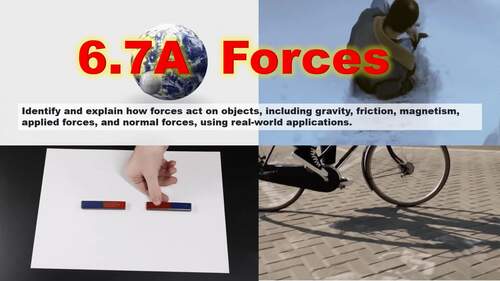TEKS 6.7 (A) Forces by RITZ EDUCATION | TPT