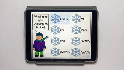 Digital Winter Apraxia of Speech Activity by Speech Tea | TPT