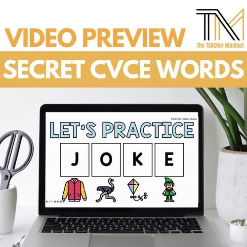 Secret CVCE Words | Long O Word List | PowerPoint & Google Slides