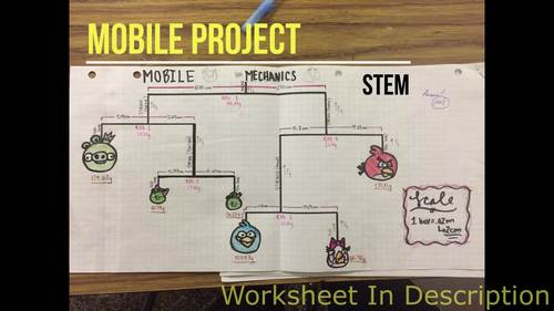 Mobile Project (Torque or Center of Mass) by Physics Burns | TpT