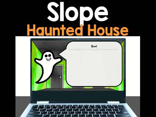 Slope Digital Math Escape Room Activity for Halloween by Rise over Run