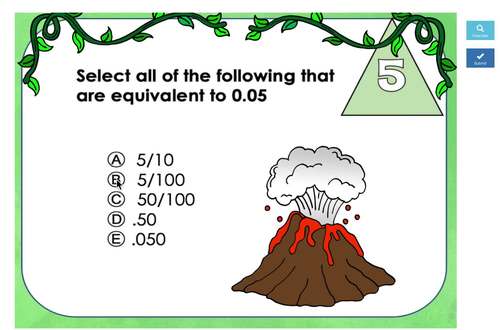 4th Grade Math | Stone Age Dinosaur Escape Room by Hunt 4 Treasure