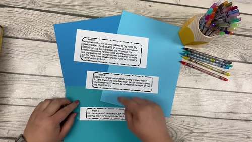 Bible Verse Activities Memory Year Long Curriculum for Fourth Grade