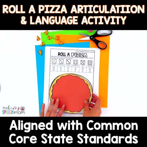 Speech Therapy Activity for Articulation and Language: ALIGNED WITH CCSS!