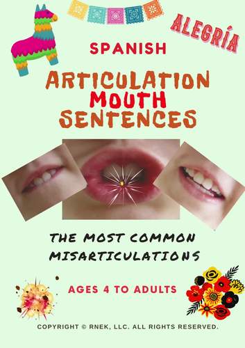 Articulation Mouth Cues Spanish With Sentences Lesson Speech Therapy