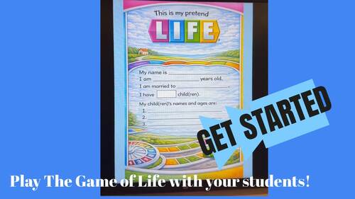 The Game of Life by Hangin' with Helmbold - Middle School Magic | TPT