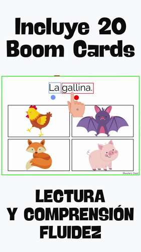 Lectura guiada Boom Cards. Reading Intervention in Spanish. by Monster ...