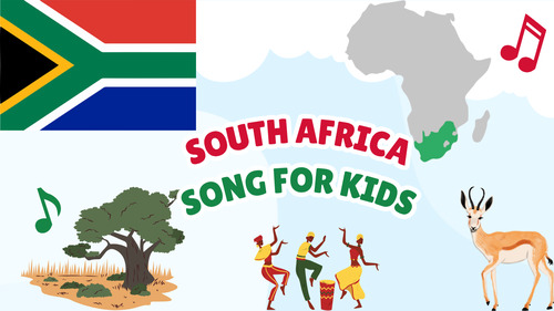 South Africa Song for Kids | Country Study Video, MP3 & Lyrics PDF