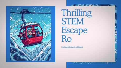 Frozen Skylift STEM Escape Room | Winter Engineering Challenge Grades 3-6