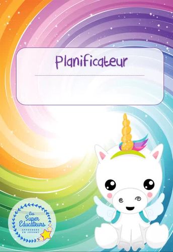 Planificateur modifiable - editable planner by Les Super Educateurs