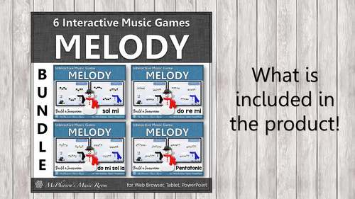 Solfege Winter Music Activities Interactive Music Games Bundle Build a ...