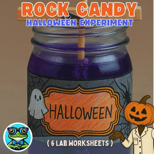Halloween Rock Candy Lab | Fall No Prep science experiment | STEM ...