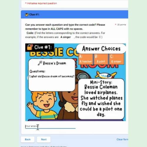 Bessie Coleman Escape Room – Women’s History Month Reading Adventure ...