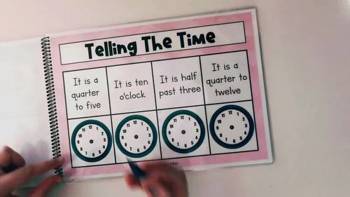 Time and routines booklet by Teaching Awake | TPT