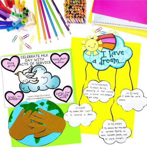 Martin Luther King Jr Unit Black History Month Activities by I Love 1st ...