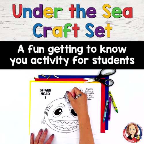 Under the Sea Theme All About Me Craft | Back to School Activity