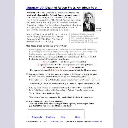 12 Literature Math-History PDF Mini Lessons | 6th 7th 8th Grade Mixed ...