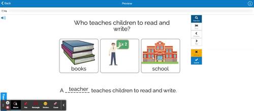 Who, What, Where Questions: Community Helpers BOOM Card™ by SC Speechie