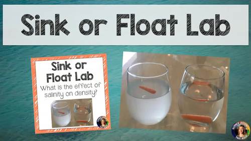 Sink or Float Lab- Measuring salinity and density by Science Lessons ...