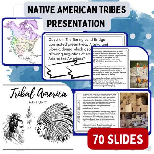 Native American Tribes Presentation for 5th grade by Decadence School House