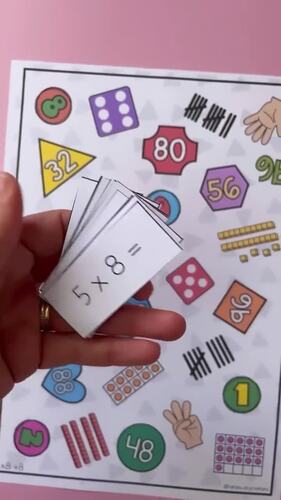 Spot The Number Games - Multiplication + Division Facts | TPT