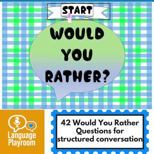 Would You Rather Boom Cards - 42 Fun Questions for Speech Therapy