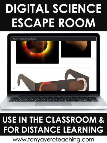 2024 Solar Eclipse Activities Science Digital Escape Room Solar & Lunar ...