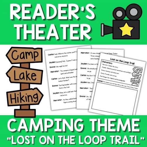 Camp Theme Readers Theater | Teamwork Skit | 2nd 3rd 4th 5th Grade ELA ...