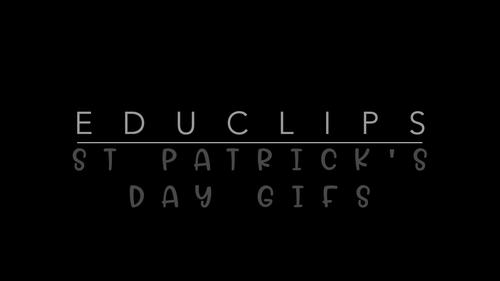 GIFs - St Patrick's Day - Animated Images - {Educlips} by Educlips Clip Art