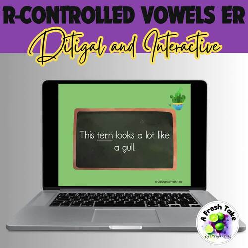 Digital Interactive Roll, Click, and Read - R-Controlled Vowels ER