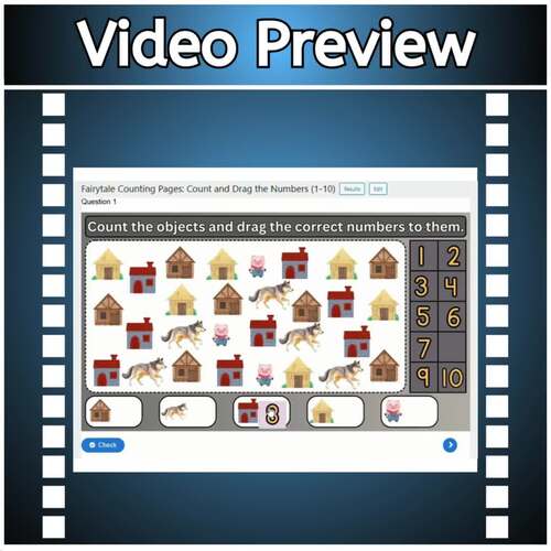 Fairytale Counting Pages: Count and Drag the Numbers (1-10) by Schooler ...