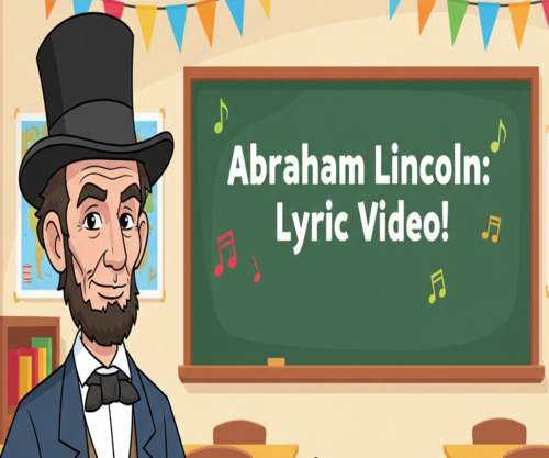 Abraham Lincoln History Song and Lyrics Video for Social Studies