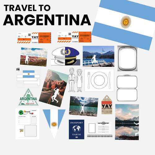 Travel to Argentina! – Printable Pretend Travel Activity for Kids