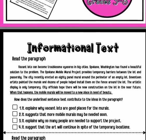 NWEA MAP BUNDLE Informational Text + Vocabulary RIT: 230+ by LearnNEwhere