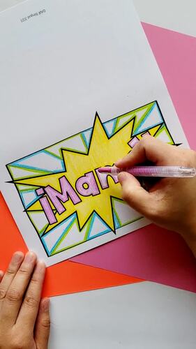 Bilingual Mother's Day Pop Art Card Tarjeta para el Día de las Madres
