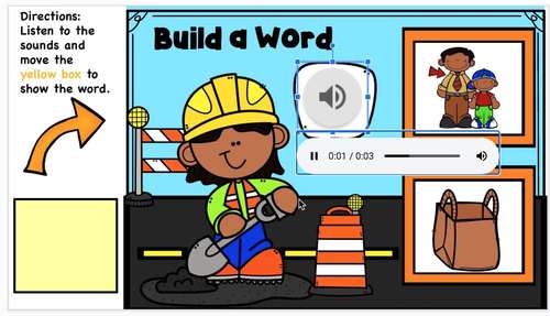 Google Classroom Phoneme Blending Distance Learning by Della Larsen's Class