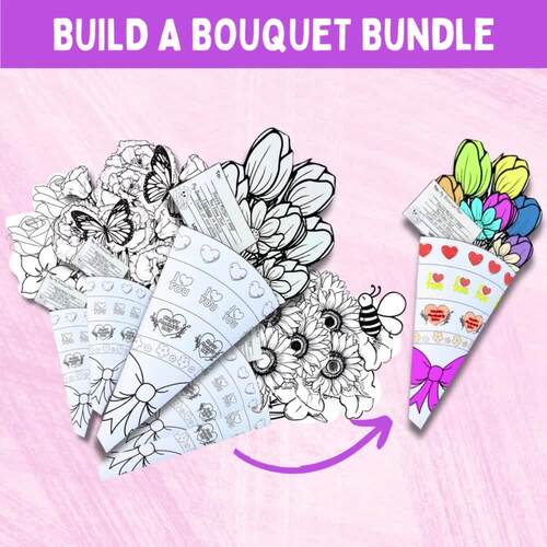Mother's Day Craft Bundle | Build a Bouquet | Mom Craft Activity ...