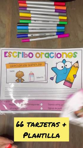 Escribo Oraciones Simples y Compuestas | Writing Sentences in Spanish